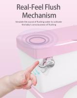 China Custom Logo Baby Potty Toilet Trainer EN71 Certified Solid PP Plastic in Multiple Colors for sale