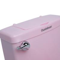 China Unisex Baby Potty Toilet with Custom Logo EN71 Test Certified Print Pattern Pink/Blue/White Colors for sale
