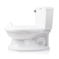 China Childrens Simulation Toilet with Flushing Sound EN71 Certified White Blue Pink Potty Seat for sale