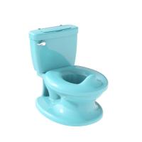 China childrens potty toilet with Flushing Sound White Blue Pink Solid Design for sale