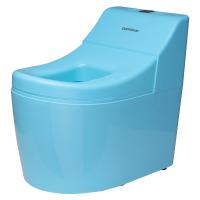 China Blue Toilet Baby Seat Trainer with Sound and LED Light for 8M-6Years Old Kids for sale