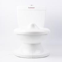 China Childrens Simulation White Blue Pink Solid Baby Training Potty with Flushing Sound for sale