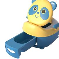 China Cartoon Panda Baby Potty Training Toilet with Custom Logo in Blue Yellow White Black for sale