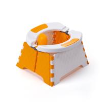 China 18kg White Orange Grey Animal Pattern Baby Potty Toilet with Customized Logo for sale