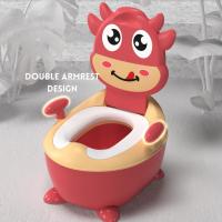 China Cow Shape Cartoon Baby Potty Toilet with EN71 Test Certification for sale