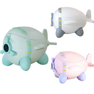 China Cartoon Airplane Shape Baby Potty Training Toilet with Custom Logo for EN71 Testing for sale