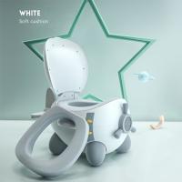 China Soft PU Airplane Design Baby Potty Training Toilet with Custom Logo for sale