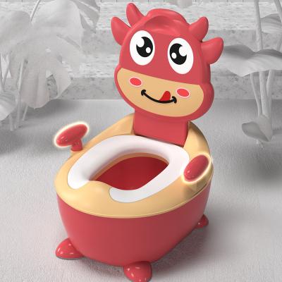 China Custom Color Cartoon Cow Baby Training Potty with EN71 Test Certificate for sale