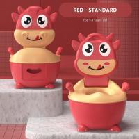 China Custom Color Cartoon Cow Baby Training Potty with EN71 Test Certificate for sale