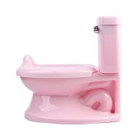 China Children Simulation Toilet With Flushing Sound White Blue Pink Potty Seat EN71 Test Certified Baby Training for sale