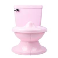 China Children Simulation Toilet With Flushing Sound White Blue Pink Potty Seat EN71 Test Certified Baby Training for sale