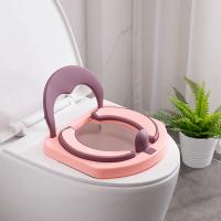 China Black Kids Portable Baby Potty Training Toilet for Outdoor Camping Car Travelling for sale