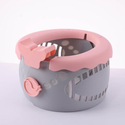 China Custom Logo Baby Toilet Potty in Serenity Blue Ocean Friendly PP TPE for Potty Training for sale