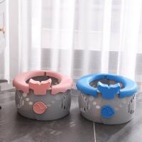 China Custom Logo Baby Toilet Potty in Serenity Blue Ocean Friendly PP TPE for Potty Training for sale