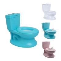 China Eco Friendly Plastic Baby Potty Toilet with Custom Logo Simulation Design EN-71 Certified Lightweight for sale