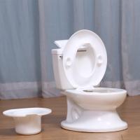 China Eco Friendly Plastic Baby Potty Toilet with Custom Logo Simulation Design EN-71 Certified Lightweight for sale