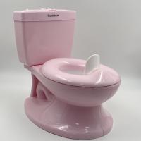 China Eco Friendly Plastic Baby Potty Toilet with Custom Logo Simulation Design EN-71 Certified Lightweight for sale