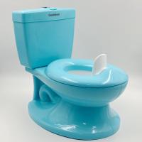 China Eco Friendly Plastic Baby Potty Toilet with Custom Logo Simulation Design EN-71 Certified Lightweight for sale