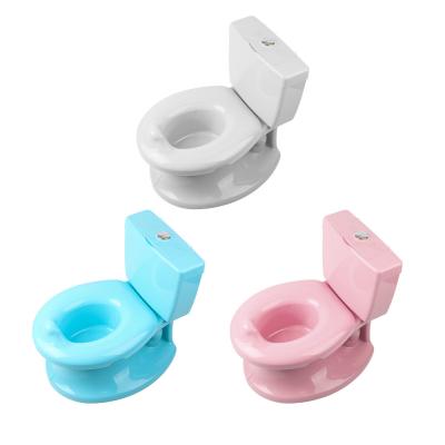 China Customized Logo Eco Friendly Printed Baby Potty Toilet in Blue Pink White Color for sale