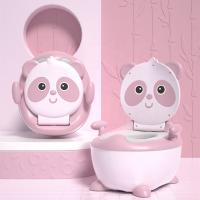 China Blue Panda Cartoon Baby Training Potty with Custom Logo EN71 Certified for sale