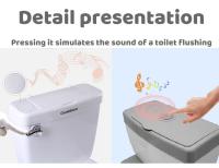 China Eco Friendly Kids Potty With Customized Logo Toilet Trainer For Toddlers in Blue/Pink/White for sale