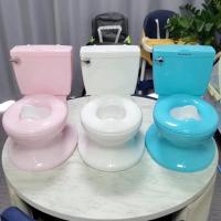 China Multifunction Large Square Baby Potty Toilet With Flush Sound for sale
