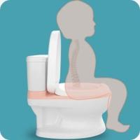 China Eco Friendly Print Baby Potty Trainer Music Sound Toilet Lightweight Potty Training Seat for Kids for sale