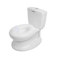 China EN71 Certified Plastic Kids Toilet in White Pink Blue Ergonomic Design for sale