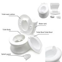 China Large Square Type Multifunction Childrens Pink/White/Blue Potty Toilet with Music Toys for sale