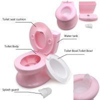 China Real Kids Toilets Baby Potty Toilet For Training in Pink/White/Blue for sale