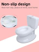 China Eco Friendly Blue Pink White Print Kids Potty Toilet Trainer with Customized Packing and Logo for sale