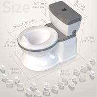 China Eco Friendly Plastic Kids Potty Training Toilet Blue Pink White Customized Logo Wholesale for sale