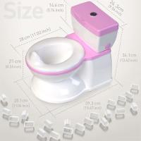 China Blue Pink White Kids Potty Toilet Trainer with Custom Logo Acceptance and Eco Friendly Design for sale