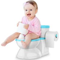 China Grey/Pink/Blue Print Eco Friendly Baby Potty Toilet Trainer for Children for sale
