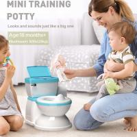 China Grey/Pink/Blue Print Eco Friendly Baby Potty Toilet Trainer for Children for sale