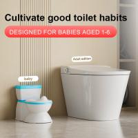 China Eco Friendly Grey/Pink/Blue Print Baby Potty Training Seat with Custom Logo for sale
