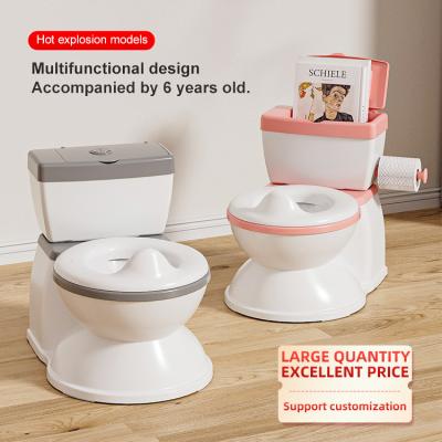 China Eco-Friendly Plastic Baby Potty Toilet With Cute Cartoon Design OEM/ODM Potty Training Toilet for sale