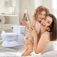 China Custom Logo Baby Potty Toilet EN-71 Certified Purple Training Potty for Babies for sale