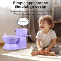 China Custom Logo Baby Potty Toilet EN-71 Certified Purple Training Potty for Babies for sale