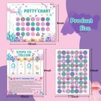 China Graffiti Sticker Potty Training Chart Colorful For Young Children Boy Girl for sale