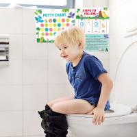 China Graffiti Sticker Potty Training Chart Colorful For Young Children Boy Girl for sale