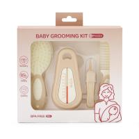 China Soft Baby Grooming Brush , Bath Water Thermometer Set for Newborn Head Care for sale