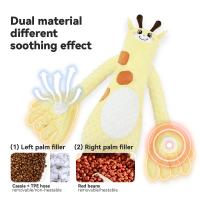 China Comforting Newborn Baby Soothing Pillow Electric Soothe Palm Stuffed Animal Plush Toys for Relaxation for sale