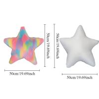 China White/Colorful Five-pointed Star Pillow Soft Plush Stuffed Doll Toys Hobbies Exquisite Pillow Home Decoration Birthday Gifts for sale