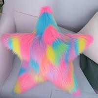 China White/Colorful Five-pointed Star Pillow Soft Plush Stuffed Doll Toys Hobbies Exquisite Pillow Home Decoration Birthday Gifts for sale