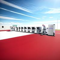 China LABEL FLEXO PRINTING MACHINE - MAX. PRINTING WIDTH 340MM/440MM OR CUSTOMIZED - UV COATING OR VARNISHING, DELAM RELAM for sale