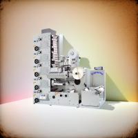 China RY-5505L LABEL (LOGO) FLEXO PRINTING MACHINE DIE CUTTING LAMINATING STATION SEPARATED UNWINDING DEVICE TWO SIDE PRINTED for sale