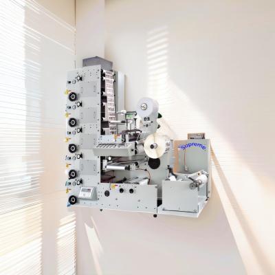 China MAIN MOTOR-POWERED FULLY SERVO CONTROLLED NARROW WEB FLEXO GRAPHIC LABEL FLEXOGRAPHIC PRINTING MACHINE HORIZONTAL type for sale