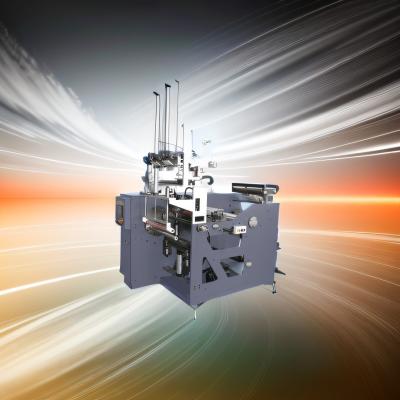 China SZ-B 380V POWER SUPPLY AUTOMATIC TURRET REWINDER NON-STOP REWINDING USED FOR LABEL CONVERTING AND NARROW WEB APPLICATION for sale