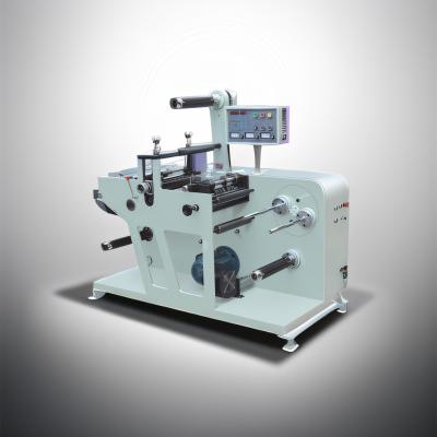 China TABLETOP DIE-CUTTING MACHINE FOR MAX. WEB WIDTH 320MM AND MAX. UNWINDER DIAMETER 500MM PLAIN BARCODE LABEL DIE CUTTING for sale